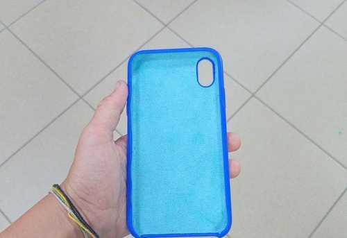 Чехол цвет синий бу на 10 iPhone