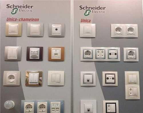 Розетки и выключатели Schneider Electric Unica Бел