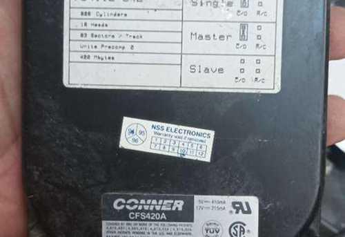 Ретро hdd conner cts420a