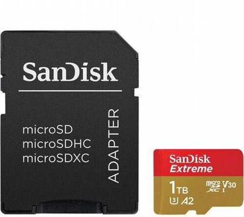 SanDisk 1TB Extreme UHS-I microsdxc 190MB/s + SD A