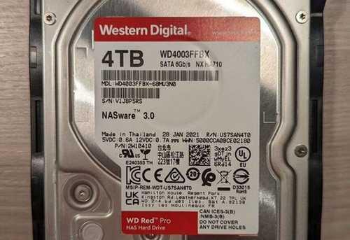 Жёсткий диск WD Red Pro 4TB