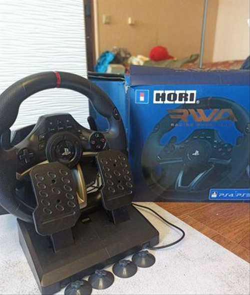 Руль и педали hori apex RWA racing wheel apex