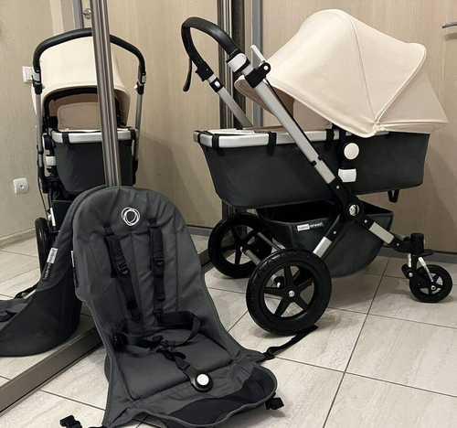 Коляска 3 в 1 bugaboo cameleon 3 off white