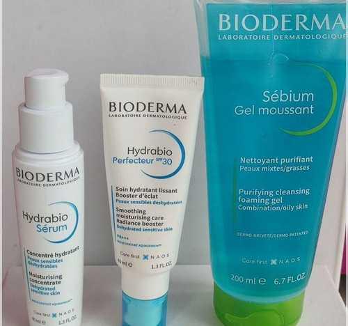 Bioderma Hydrabio, bioderma sebium набор