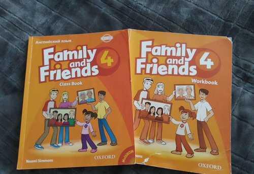 Набор тетради и учебника "Family and friends 4"