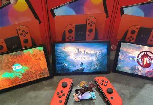 New Nintendo Switch Oled Mario Ed прошитая 1024Gb