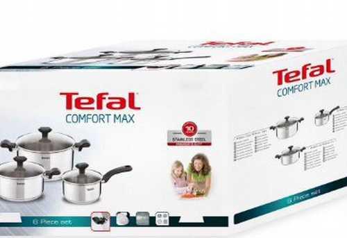 Набор кастрюль Tefal Comfort Max 6шт. 5,2/3/1,5л