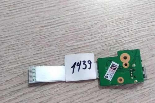 Верхняя плата вывода USB и индикаторов с шлейфом