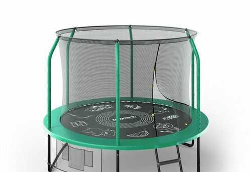 Батут unix Line supreme game 8 ft green