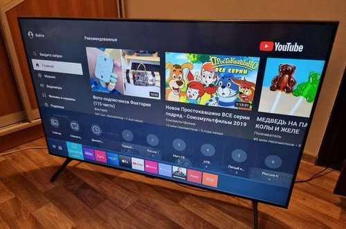 Большой Samsung 55" Crystal UHD 4K серия 7