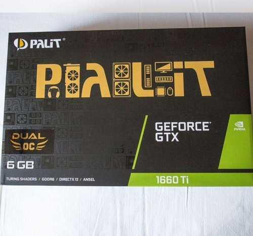 Видеокарта Palit GeForce GTX 1660 Ti 6144Mb dual