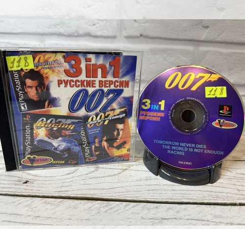 Антология игр Агент 007 ps1 psone пс1 old