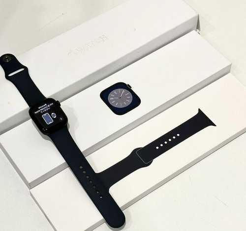 Apple watch 8 41 midnight АКБ 100