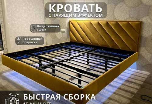 Парящая кровать в стиле лофт
