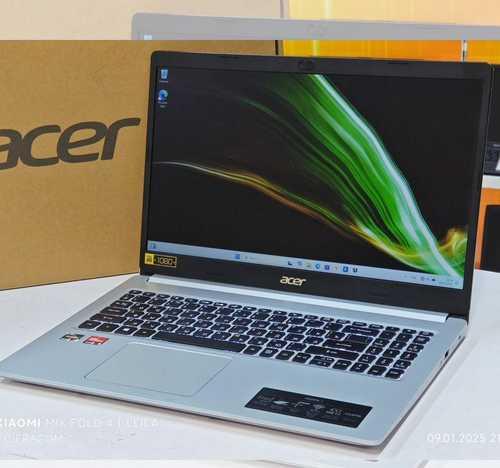 Ноутбук Acer 15.6"IPS Ryzen 5 5500U 12Gb 512Gb