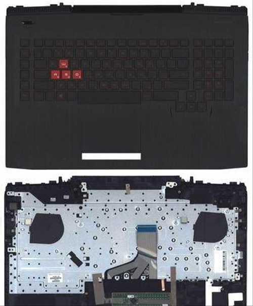 Клавиатура для ноутбука HP Omen 17-AN топкейс крас