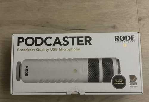 Студийный микрофон rode podcaster mkii