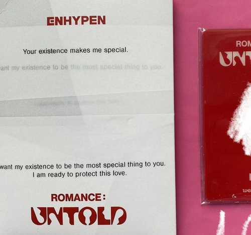 Альбом enhypen romance:untold weverse ver