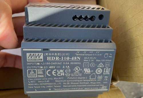 Блок питания HDR-100-48, AC/DC