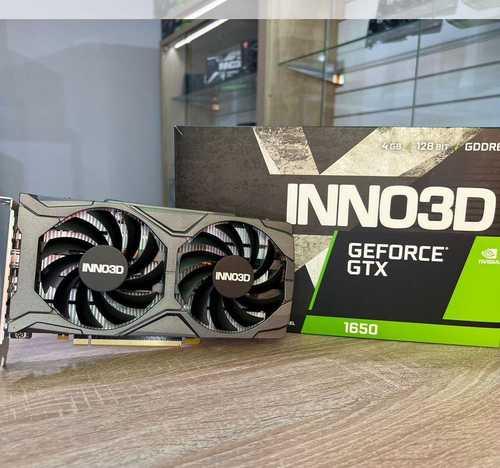 Видеокарта inno3D GeForce GTX 1650 twin X2 OC (гар