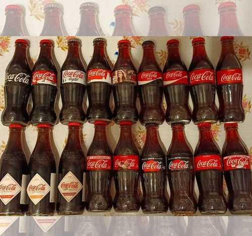 Бутылки с напитками Coca Cola, Pepsi, Fanta, Sprit