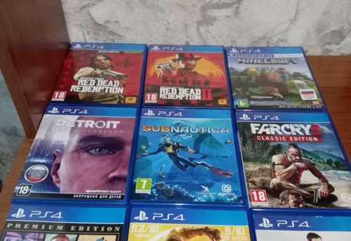 Диски playstation 4