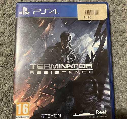 Продаю диск с игрой Terminator Resistance на PS4