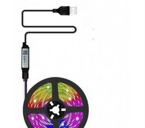 Лента LED Strip 5050 RGB 5m, Usb, bluetooth
