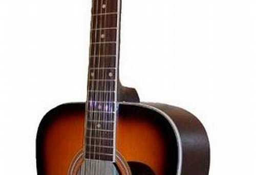 F64012-BS Акустическая 12-струнная гитара, санберс