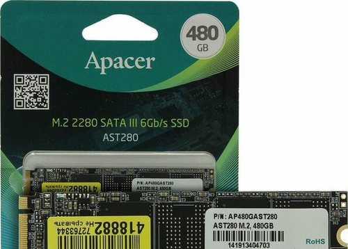 480 гб SSD M.2 накопитель Apacer AST280 (AP480gast