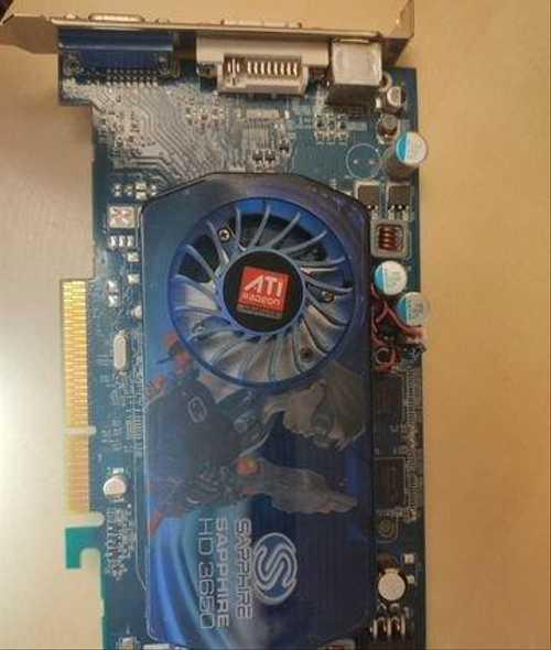 Видеокарта Sapphire Radeon HD 3650 512M gddr3 AGP
