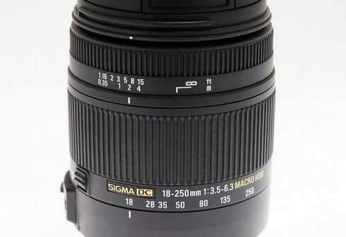 Объектив Sigma (Canon) 18-250mm f/3.5-6.3 DC OS Ma