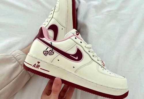 Кроссовки nike air force 1 low valentines day