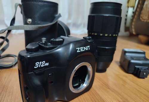 Фотоаппарат zenit 312m+объективы