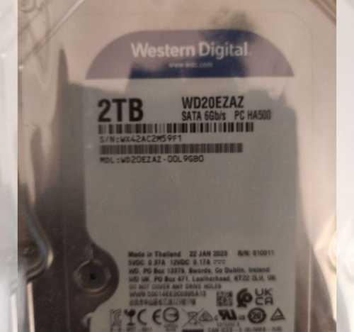 Жёсткий диск wd 2tb 3.5 wd20ezaz