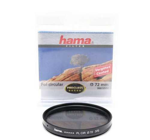 Светофильтр Hama PL CIR 72mm (VII)