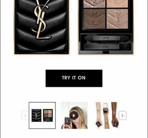 Палетка теней YSL 100 stora dolls