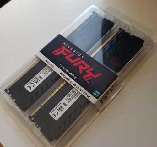 Оперативная память Kingstоn fury 32Gb 3600 Mhz