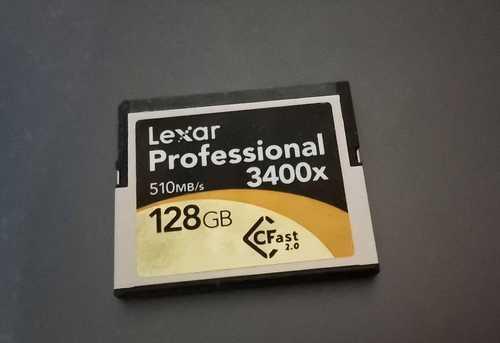 Карта памяти 128 гб CFast 2.0 Lexar Professional