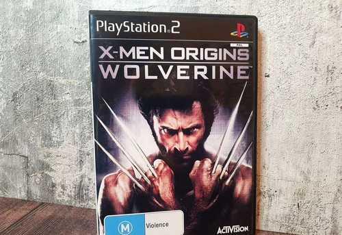 Игры ps2 X-Men Origins Wolverine пс2 Playstation
