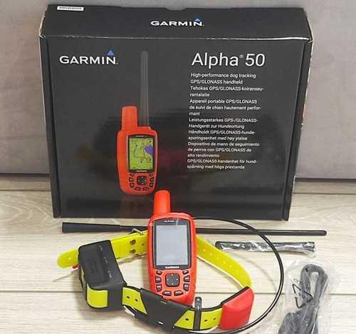 Garmin alpha 50 с ошейником T5X новый комплект