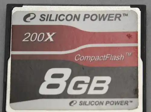 Silicon Power CompactFlash 8Gb 200x (состояние 5)