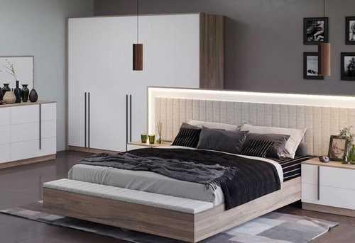 Спальный гарнитур люкс кровать с тумбами Аравия