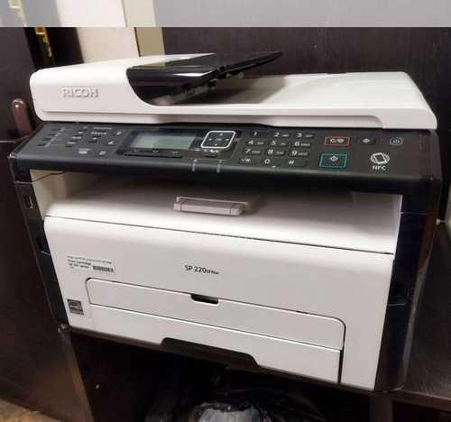 Мфу ricoh sp 220sfnw c wifi