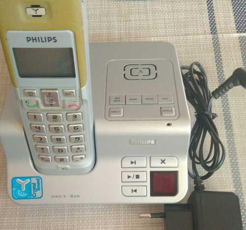 Радиотелефон philips dect 225 с автоответчиком