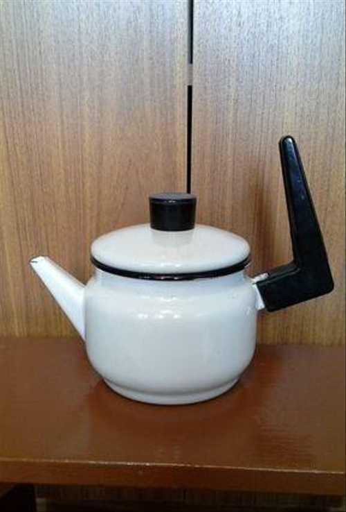 Чайник заварочный эмалированный, советский