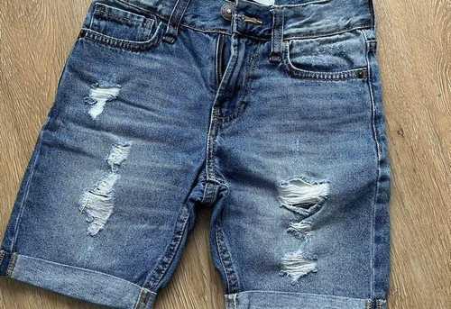 Джинсовые шорты 128