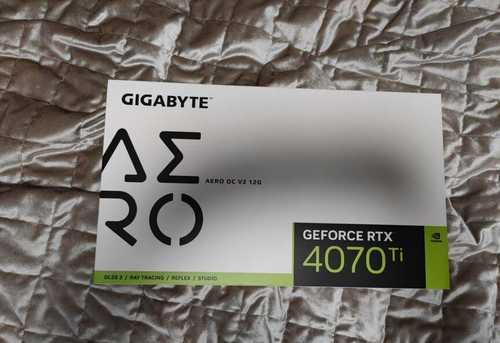 Видеокарта белая Gigabyte RTX4070ti aero OC