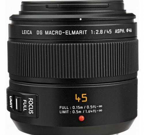 Panasonic Leica DG Macro-Elmarit 45mm f/2.8 asph