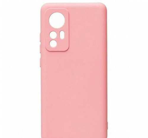 Чехол для Xiaomi 12/12X Silicone cover (пыльно розовый)